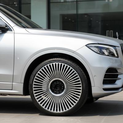 China Maodou Aluminum Alloy Car Wheels 5x112/114.3/120 PCD 18-28 Inch Forged Black Finish TUV Certified Retrofit/Upgrade Quality for sale