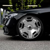 China ForMercedes-Benz S450, S500, Maybach 480, 580, 680 19/20/21/22-inch Disc Wheels with Two-tone Black Finishforging for sale