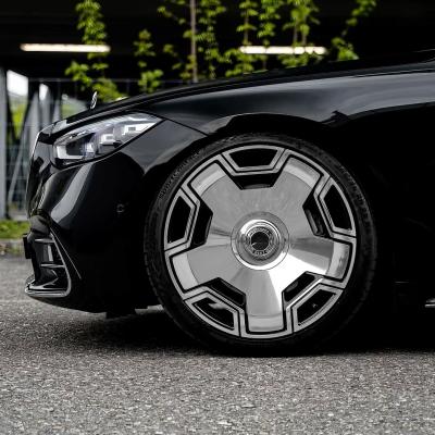 China ForMercedes-Benz S450, S500, Maybach 480, 580, 680 19/20/21/22-inch Disc Wheels with Two-tone Black Finishforging for sale