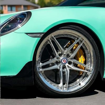 China Factory Hot-selling ForPorsche 911 and 718 Two-piece Five-pointed Star Style Wheels in Sizes 18,21 and 22 Inches, Also Suitable for sale
