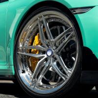 China Factory Hot-selling ForPorsche 911 and 718 Two-piece Five-pointed Star Style Wheels in Sizes 18,21 and 22 Inches, Also Suitable for sale