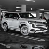 China Bestselling Land Cruiser Striped White Forged Wheels, Available in Sizes 17, 18, 19, 20, 21 and 22 InchesLC200LC300 for sale