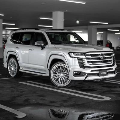 China Bestselling Land Cruiser Striped White Forged Wheels, Available in Sizes 17, 18, 19, 20, 21 and 22 InchesLC200LC300 for sale
