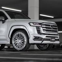 China Bestselling Land Cruiser Striped White Forged Wheels, Available in Sizes 17, 18, 19, 20, 21 and 22 InchesLC200LC300 for sale