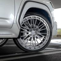China Bestselling Land Cruiser Striped White Forged Wheels, Available in Sizes 17, 18, 19, 20, 21 and 22 InchesLC200LC300 for sale