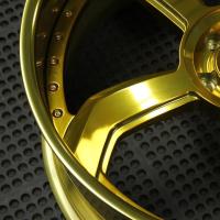 China Wheel Rim Passenger Car Wheels 16 Inch 5x100 Car Rims Alloy Wheel 15 16 17 18 Inch RimsGolden Double Pieces for sale