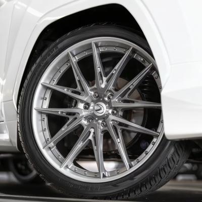 China Bestselling Dual-piece Lexus LX60018 -24 Inch 5x120 5x114.3 5x112 Alloy Rim Concave Deep Dish Luxury Car Wheels for sale