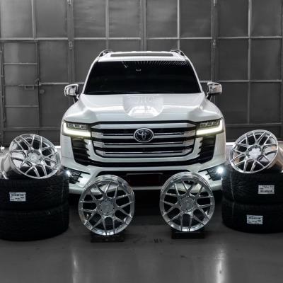 China 18 19 20 Inch 5x112 5x120 Lightweight Aftermarket Alloy Rims Factory DirectLand Cruiser LC300 LC200 for sale