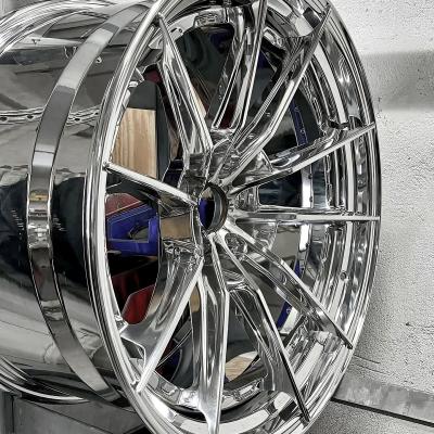 China High Quality Lightweight Multi-Spoke 23 Inch 5x112 Brushed Silver Monoblock Forged Wheel for BMW G20 G28 G80 G82 for sale