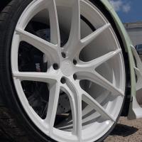 China Bestselling Ceramic White 17 18 19 Inch 5x120 5x114.3 5x112 Car Forged Wheels Rims for Bmw F30 Alfa Romeo Tesla Subaru for sale