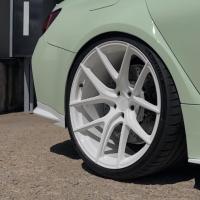 China Bestselling Ceramic White 17 18 19 Inch 5x120 5x114.3 5x112 Car Forged Wheels Rims for Bmw F30 Alfa Romeo Tesla Subaru for sale