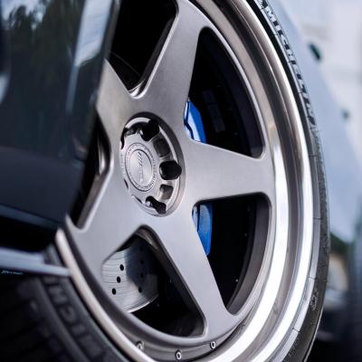 China Hot Sale16-26 Inch Forgedtwo-piece Type Alloy 5x112 5x114.3 5x120 Hub Polished Finish 8J 30 ForBMWCars for sale