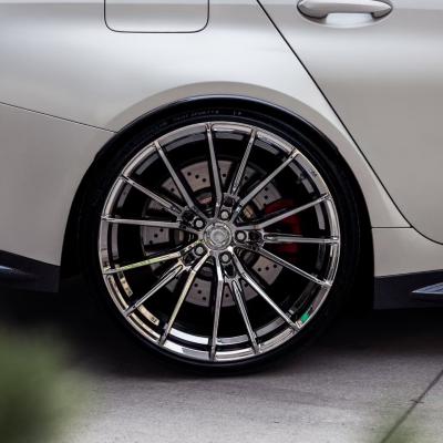 China Bestseller18 19 20 21 22 23 24 Inch 5x120 5x114.3 Passenger Car Wheels Deep Concave Design Chrome Forged Wheel Rims for Audi BMW for sale