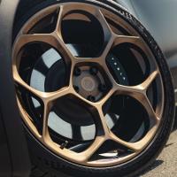 China Best-selling Copper Color18 19 20 21 22 23 24 5-Hole Forged Aluminum Alloy Car Wheels 114.3mm 67.1 Tesla Modou 3 Y X s for sale