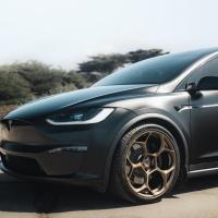 China Best-selling Copper Color18 19 20 21 22 23 24 5-Hole Forged Aluminum Alloy Car Wheels 114.3mm 67.1 Tesla Modou 3 Y X s for sale