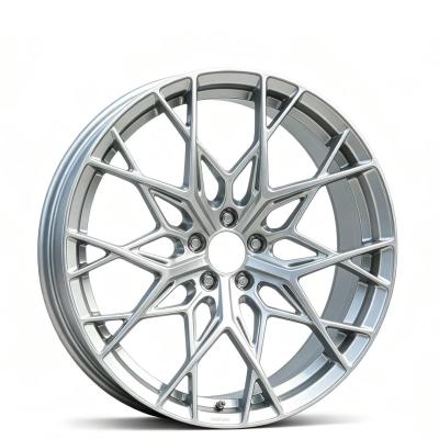 China New Lightweight High Strength Hollow Multi Spoke Forged Alloy Wheels Silver 19-22