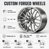 China GeometricHoneycombMonoblockForgedWheel 6061T6 Alloy RimGloss Black Machined Face Fit for Rolls Royce GhostCullinanCustom PCD ET for sale