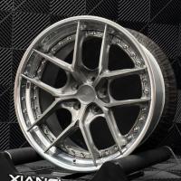 China 2-Piece Forged Wheel 20 Inch 5x127 6061 Aluminum Alloy Brushed Silver Monoblock for Jeep Wrangler Bespoke Design Custom Spec for sale