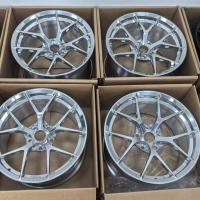 China 6061-T6 Forged Chrome Y-spoke BBBS Style Wheels  5x114.3 5x112 5x120 PCD 17-24 Inch Car Rims for Benz BMW Audi Suv Ford Tesla for sale