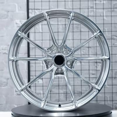 China Hot Style Forged Wheels with Chrome Polished Finish, 17-24 Inch, for Toyota, Volkswagen, Audi, BMW, Porsche; PCD 5x120, 5x112 for sale