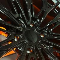 China Bestselling Forged Black Wheels 5x114.3 5x120 5x130 Concave Spoke Wire Wheels 18 19 20 21 22inch for BMW, Audi, Cadillac for sale