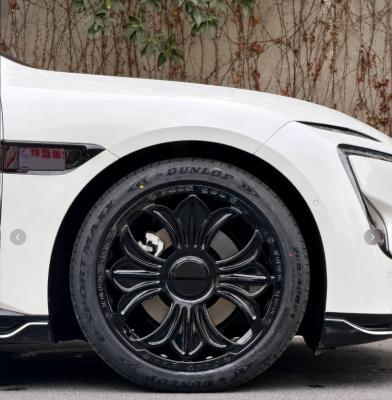 China 6061-T6 Forged Wheel Chrome Heart Style 22 Inch 5x114.3 Gloss Black Car Rims for Second Hand Cars SUV Benz BMW Audi Ford Maybach for sale