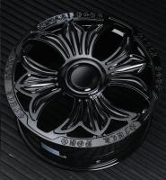 China 6061-T6 Forged Wheel Chrome Heart Style 22 Inch 5x114.3 Gloss Black Car Rims for Second Hand Cars SUV Benz BMW Audi Ford Maybach for sale