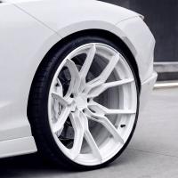 China Bestselling Forged Pure White Wheels in Sizes 18, 19, -24 Inches, Compatible with BMW, Audi, Mercedes-Benz and Cadillac for sale