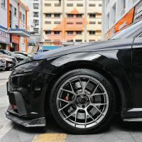 China New Custom Luxury Forged Alloy Gun Gray Concave Design Audi RS for C8 5x120 5x112 5x130 5x114.3 19-22 Inch Passenger Car Wheel for sale