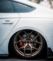 China Forged Wheels Gold Finish 5X120 Passenger Car Alloy Wheels M Performance 763m Style for F87 M2 M3 M4 E90 E87 E91 F80 F82 for sale