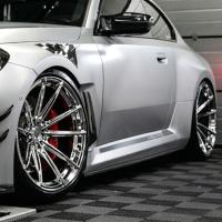 China 6061-T6 Aluminum Alloy Forged Wheels 4x100 5x112 5x114.3 5x120 PCD Silver Finish Passenger Car Rims for IS350 Model 3 M4 M50 for sale