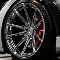 China 6061-T6 Aluminum Alloy Forged Wheels 4x100 5x112 5x114.3 5x120 PCD Silver Finish Passenger Car Rims for IS350 Model 3 M4 M50 for sale