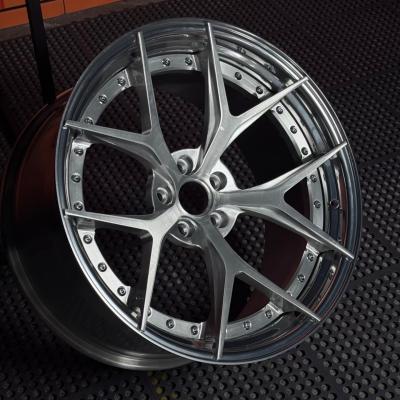 China Bestselling2 Piece Forged Wheels 16-24 Inch 5x112 5x120 Car Wheel RS2 Deep Lip  Forged Wheels for BMW M3 F80 for sale