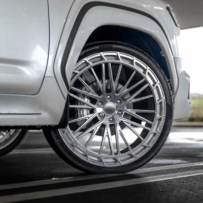 China Custom Lightweight 1-Piece Monoblock Forged 18 Inch 5x114.3 Gloss Black Truck Wheels for Tesla Model 3 Model Y for sale
