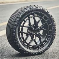 China Monoblock Forged Wheel 24 Inch 8x170 Billet Aluminum Matte Black One Piece for GMC Denali Sierra Truck Custom Build Custom Size for sale