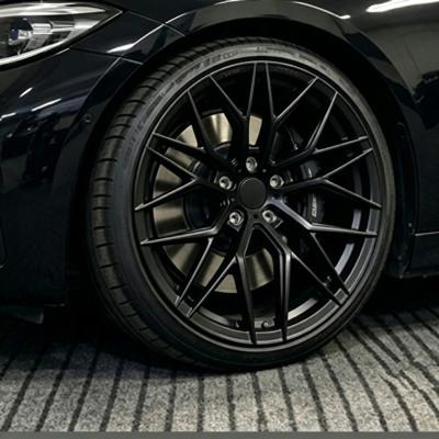 China Monoblock Forged Wheel 20 Inch 5x100 6061 Aluminum Alloy Matte Black CNC Machined for Audi TT A5 Bespoke Design Custom Fitment for sale