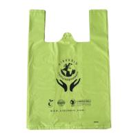 China Certified Home Biodegradable Shopping Bag Green For Retail for sale
