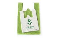 China Corn Starch Biodegradable Shopping Bag Compostapak Bin Liners for sale