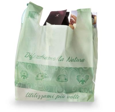 China Side Gusset Biodegradable Shopping Bag 50l Compost 15 Micron for sale