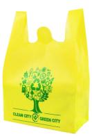 China Side Gusset Biodegradable Shopping Bag 50l Compost 15 Micron for sale