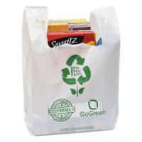 China Custom Biodegradable Shopping Bag T Shirt Small Compost Bags for sale