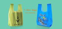 China Custom Biodegradable Shopping Bag T Shirt Small Compost Bags for sale