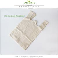 China Reusable Biodegradable Shopping Bag T Shirt Shape ODM for sale