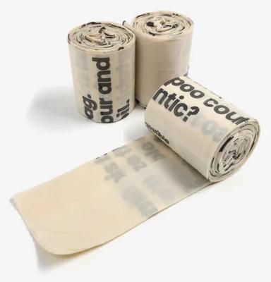 China 100% biodegradable compostable Eco Friendly Leak-proof Pet Waste Poop Bags for Dog for sale