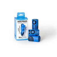 China Eco Friendly 100% Biodegradable and Compostable Wholesale Pets Poop Bag Dog Waste Bags Sustainable OEM Logo Accept 15 Micron BPI for sale