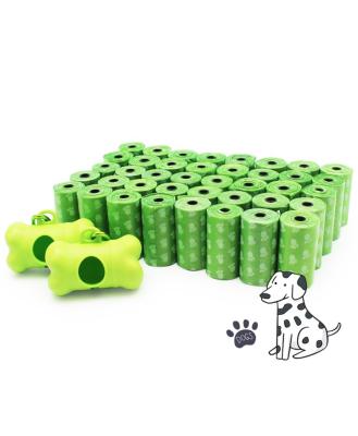 China Eco Friendly Biodegradable Die Cut Dog Poop Waste Bags Custom Printed Blue Plastic Pet Waste Garbage Bags for sale