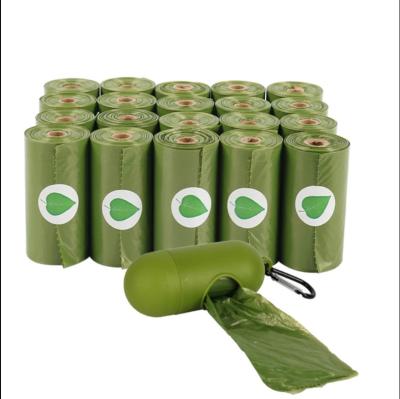 China Eco Friendly Biodegradable Die Cut Dog Poop Waste Bags Custom Printed Blue Plastic Pet Waste Garbage Bags for sale
