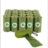 China Wholesale Polyester Biodegradable Compostable Dispenser Puppy Waste Bag Dog Poop Bags With Certificate for sale