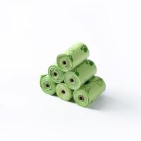 China Wholesale Polyester Biodegradable Compostable Dispenser Puppy Waste Bag Dog Poop Bags With Certificate for sale