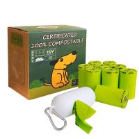China plastic bags degradable disposable pet dog waste poop bag for pet leash toilet pick up tools for sale